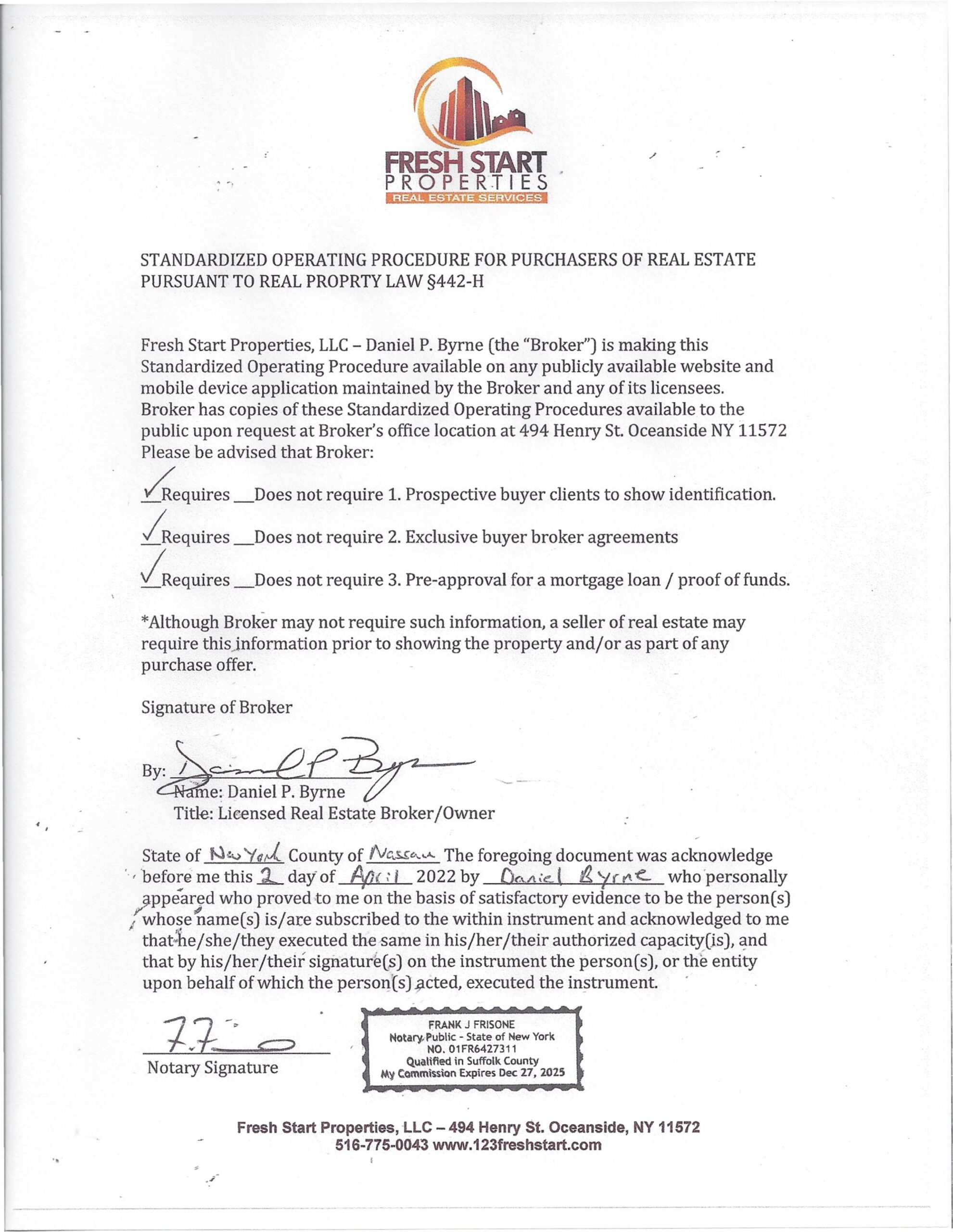 Standard Operating Procedure